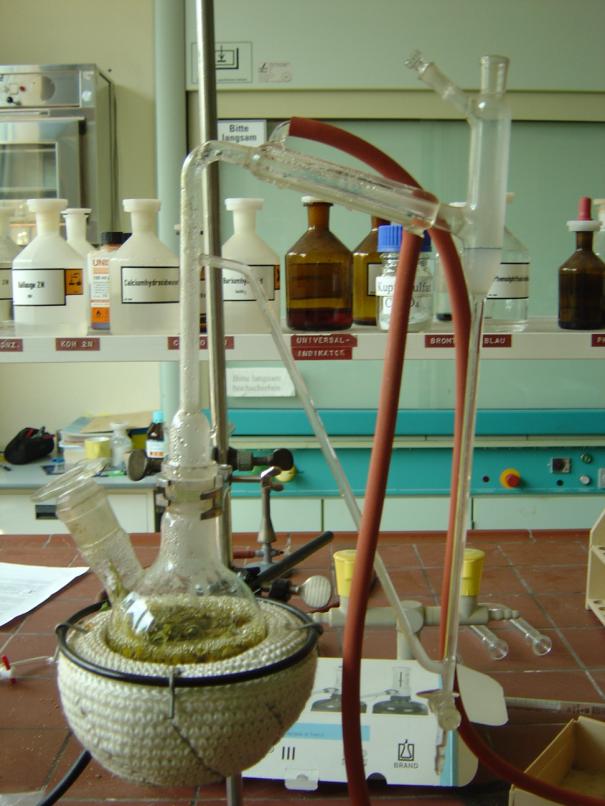 Wasserdampfdestillation